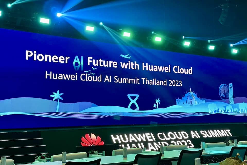 Huawei Cloud AI Summit Thailand 2023 - บริษัท เก็ต ออน เทคโนโลยี