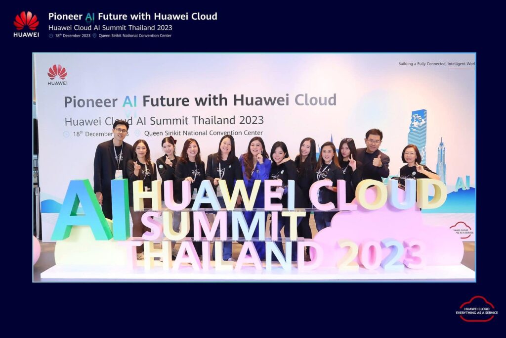 Huawei Cloud AI Summit Thailand 2023 - บริษัท เก็ต ออน เทคโนโลยี